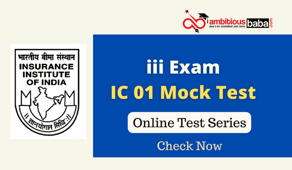 IC 01 Mock Test Principles of Insurance Online Mock Tests