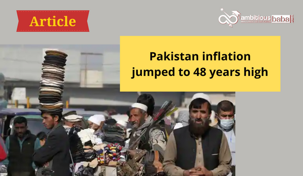 Pakistan inflation jumped to 48 years high