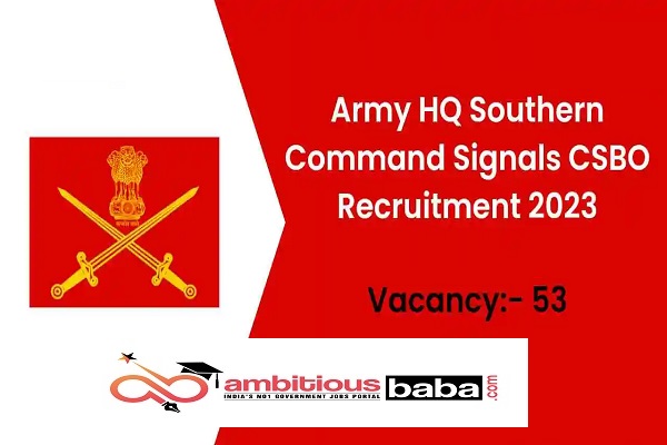 HQ Southern Command Recruitment 2023