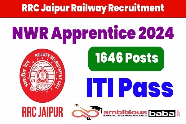 Indian Railway NWR Region Recruitment 2024