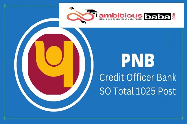 PNB Recruitment 2024 : 1025 Post for Specialist Officers (SO)