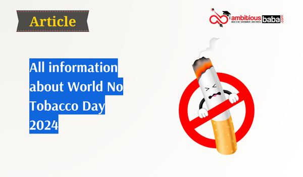 All information about World No Tobacco Day 2024