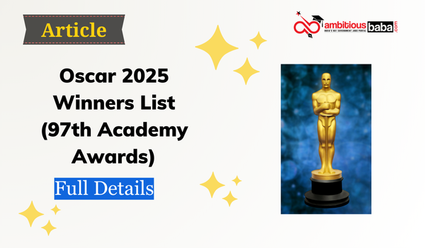 Oscar 2025 Winners List (97th Academy Awards)