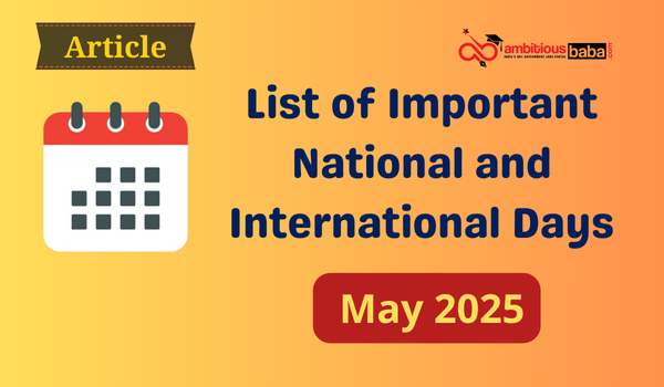 Important National and International Days in May 2025