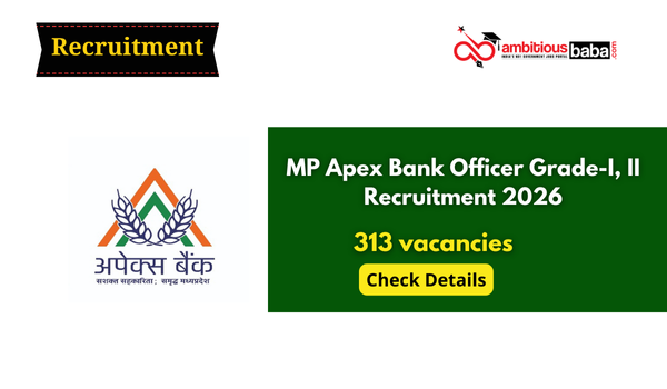 MP Apex Bank Officer Grade-I, II Recruitment 2026