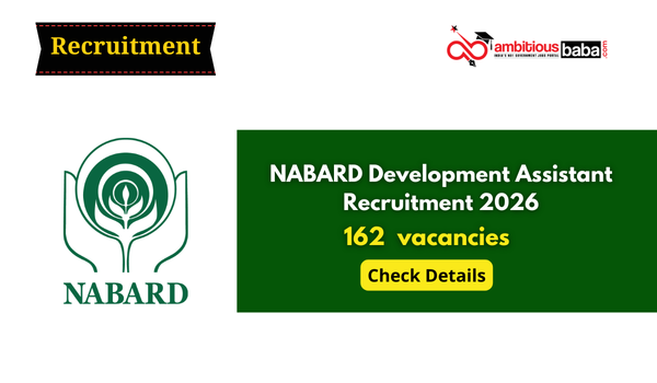NABARD Development Assistant Recruitment 2026